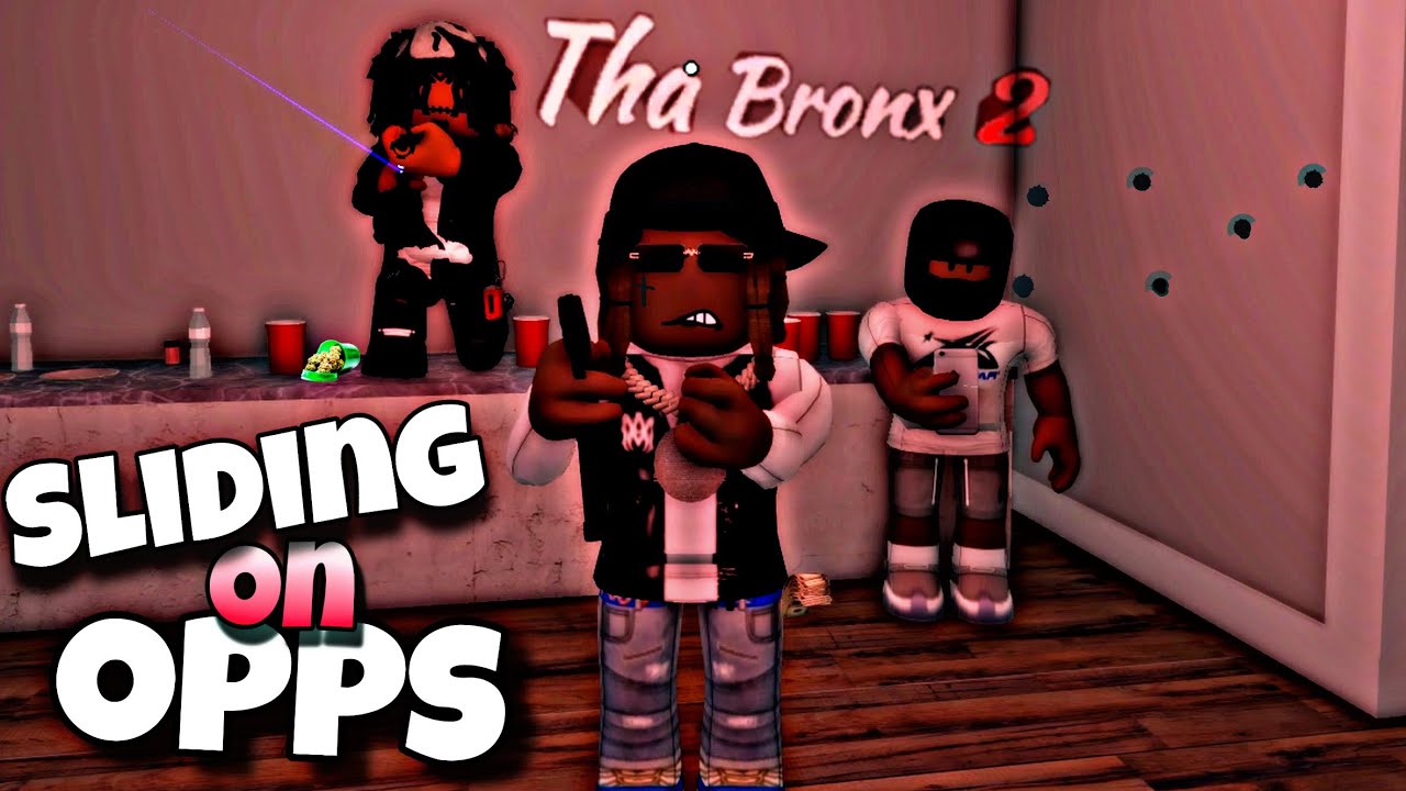 WALKING DOWN OPPS IN THA BRONX 2 ...(ROBLOX) - YouTube