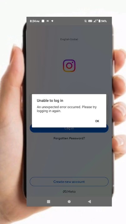 unable to login instagram problem | instagram an unexpected error ...