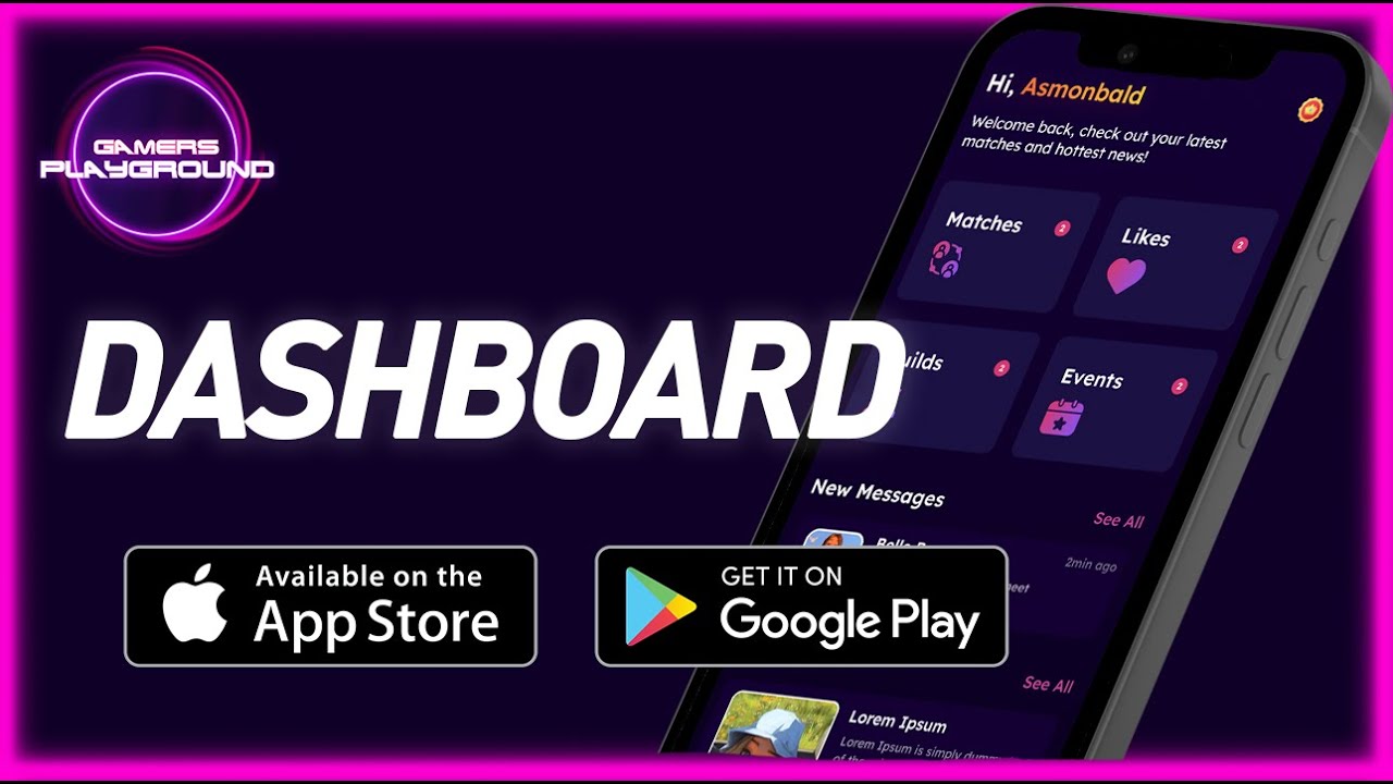 Explore Our Dashboard! Best Gamer Dating App 2024! - YouTube