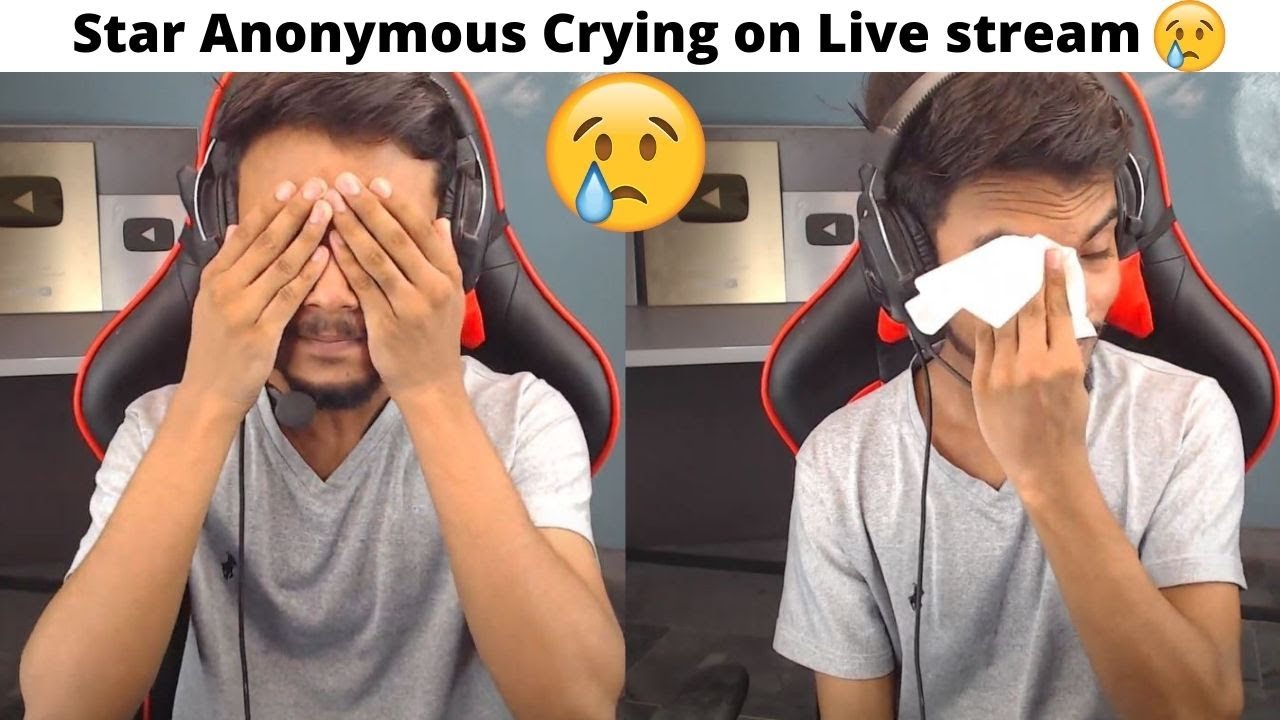 Star Anonymous got Emotional hitting 2 Million Subscribers Live. - YouTube