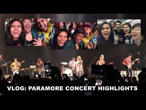 Vlog: Paramore Concert Highlights (Paramore Live in Manila 2018) - YouTube