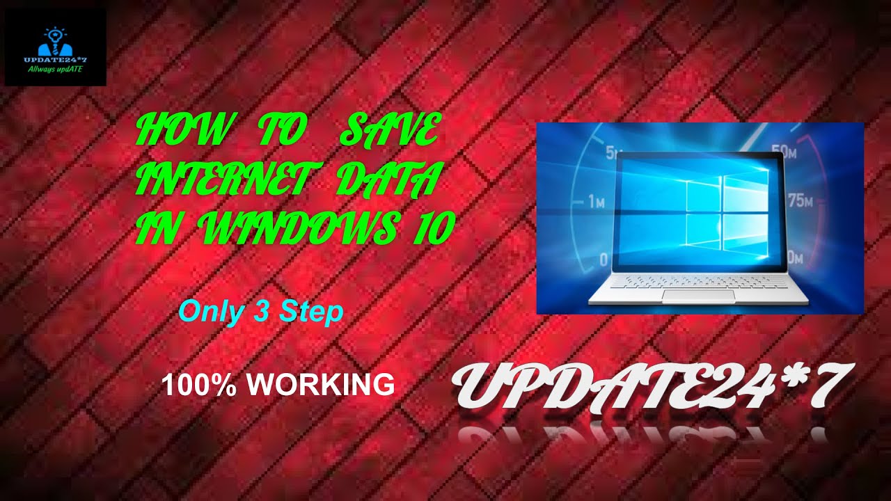 How to save internet data in Windows, - YouTube