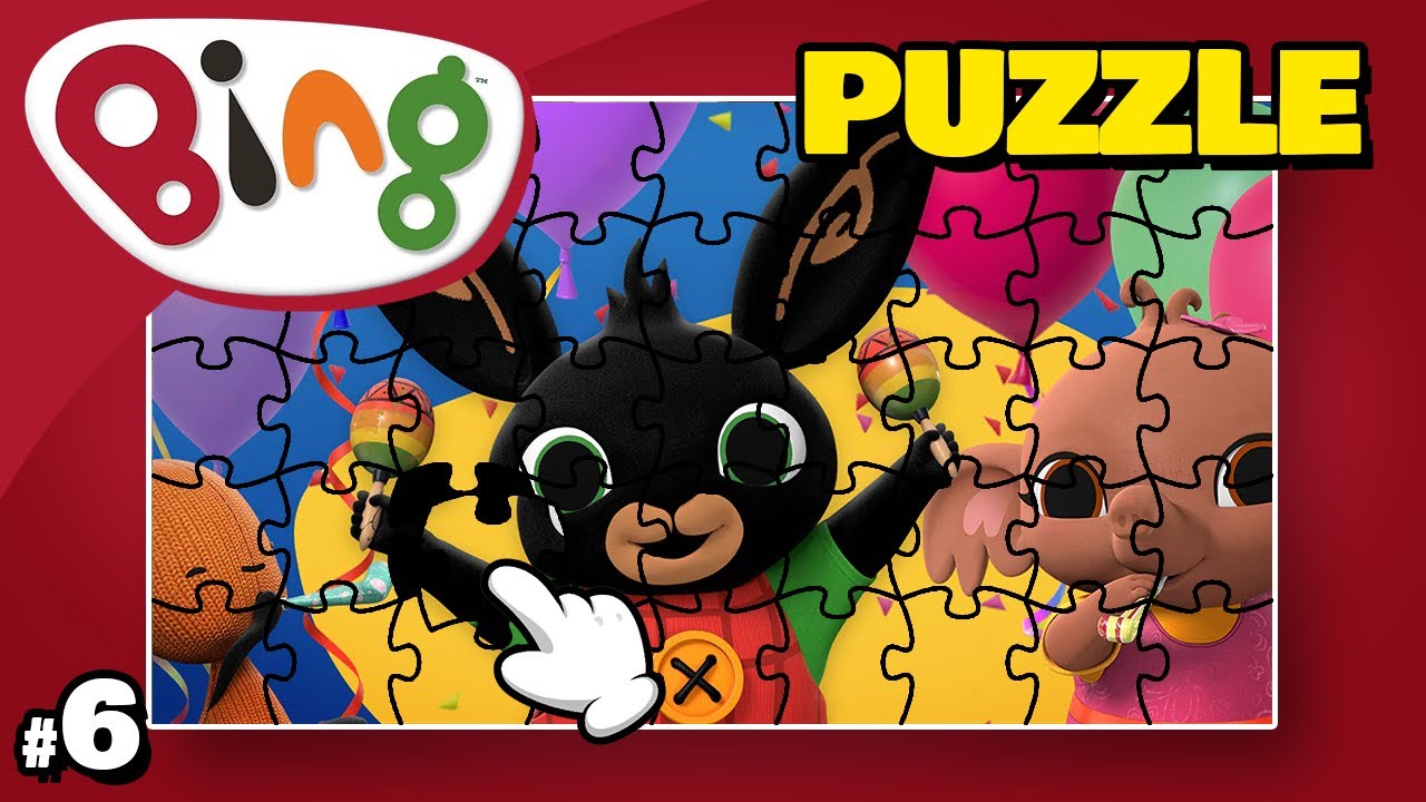 Bing Puzzle #6 "Birthday Party" | Miss RedPanda Puzzle For Kids - YouTube