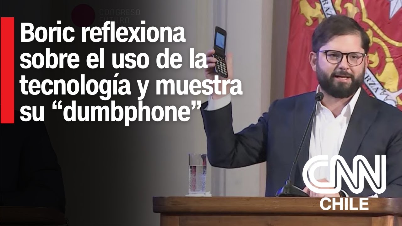 La reflexión de Boric sobre la intoxicación digital: Discurso completo ...