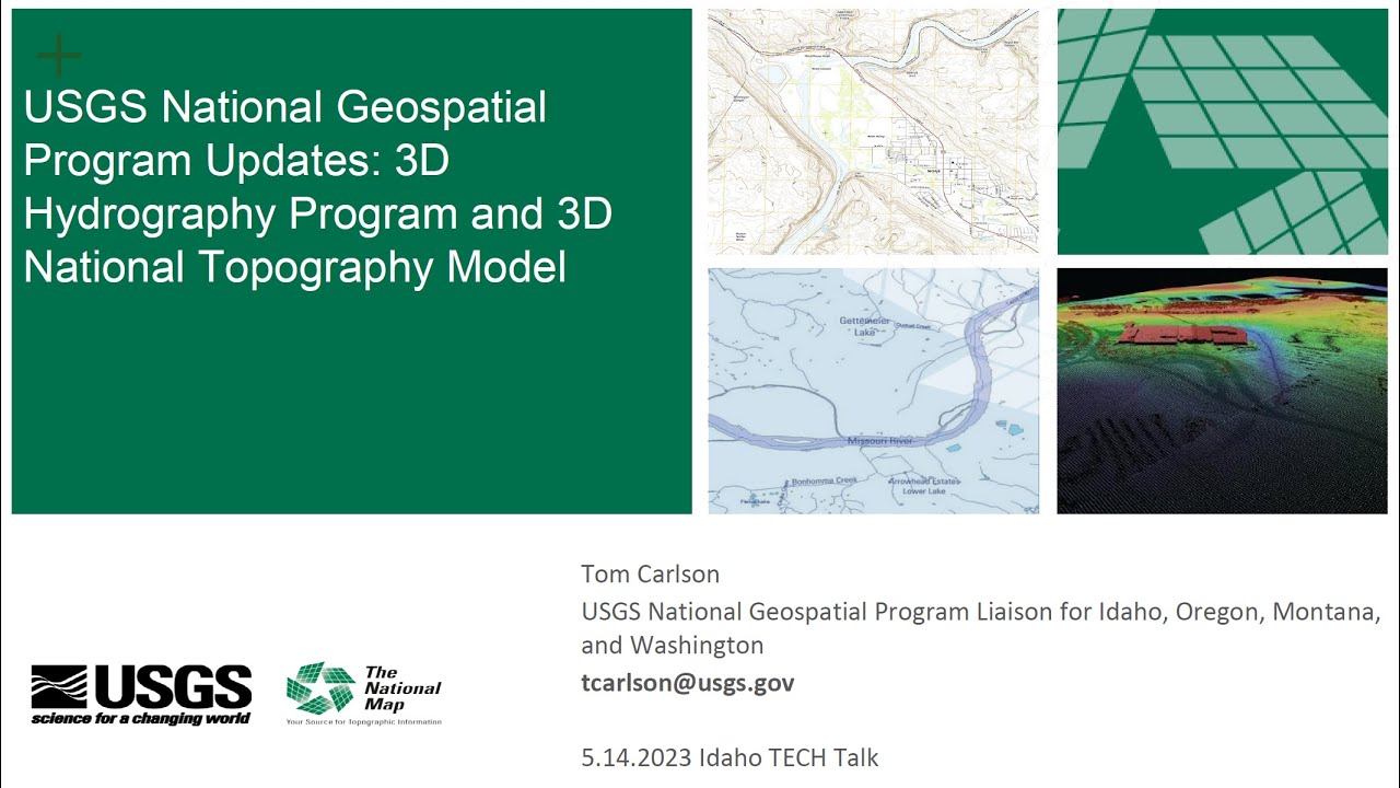 TECH talk: The USGS 3D Hydrography Program and 3D National Topography ...
