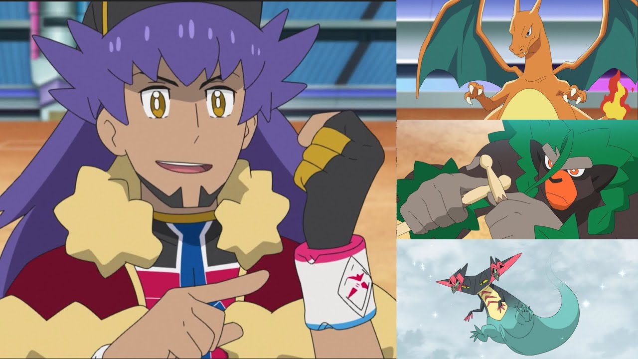 Pokemon Journeys: The Series | What Will Leon's Full Team Look Like In ...