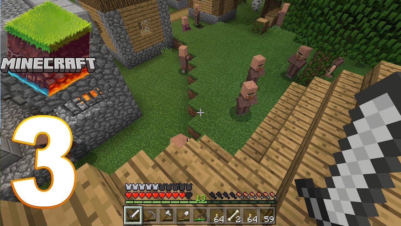 Minecraft: Survival - Gameplay Walkthrough Part 3 (iOS, Android, PC ...