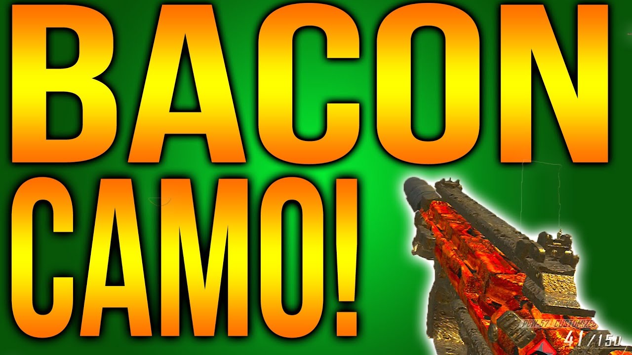 NEW "BACON" CAMO GAMEPLAY - Black Ops 2 Camo DLC (BO2 NEW Camos) - YouTube