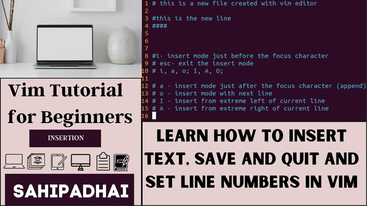 Vim Tutorials For Beginners Insert Save And Line Numbers YouTube vim-tutorials-for-beginners-insert-save-and-line-numbers-youtube