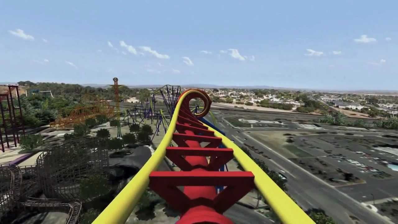 Superman Ultimate Flight at Six Flags Discovery Kingdom On-Ride POV ...