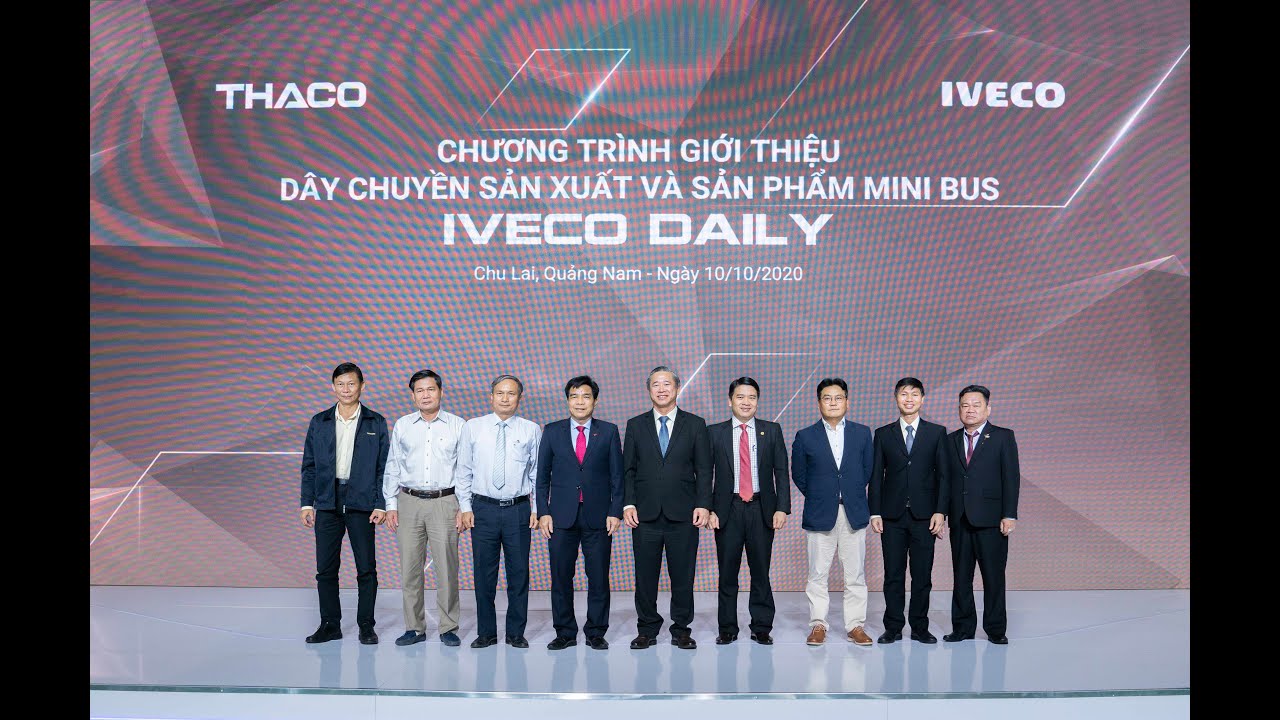 THACO giới thiệu dây chuyền sản xuất xe MINI BUS và sản phẩm IVECO ...
