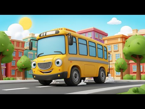 Wheels on the Bus | 3D Animation | Baby Songs | Educational