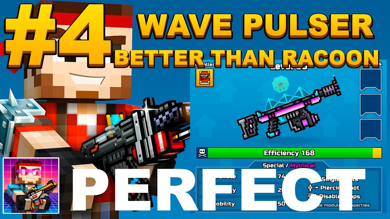 WAVE PULSER REVIEW PIXEL GUN -BETTER GUN IN ROULETTE - NEW CHESTS PIXEL ...