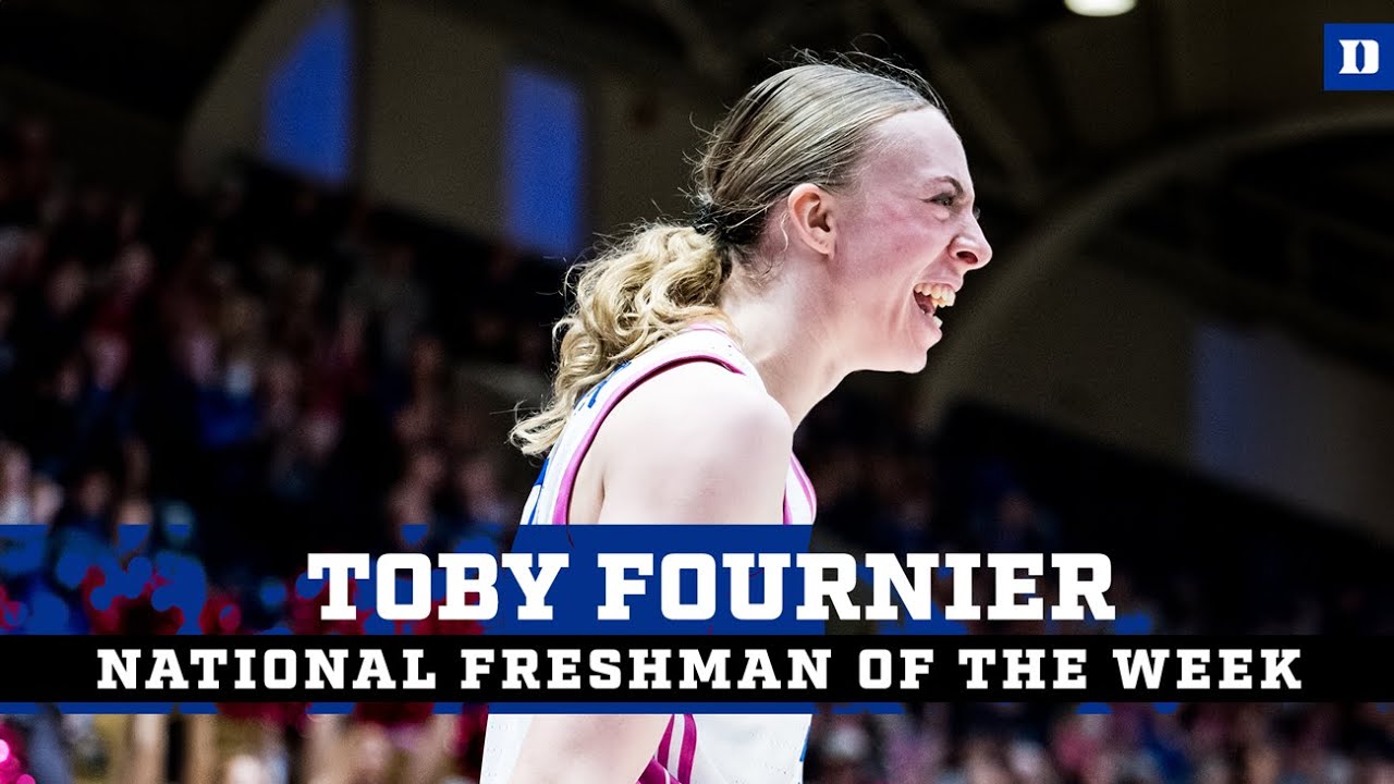 Toby Fournier | National Freshman of the Week Highlights - YouTube
