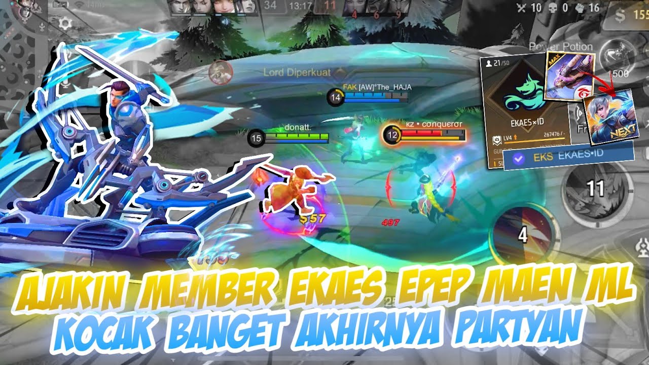 EKS SAM AJAKIN MEMBER EKAES DEVISI EPEP MAEN ML NGAKAK BANGET🤣 GINI NIH ...