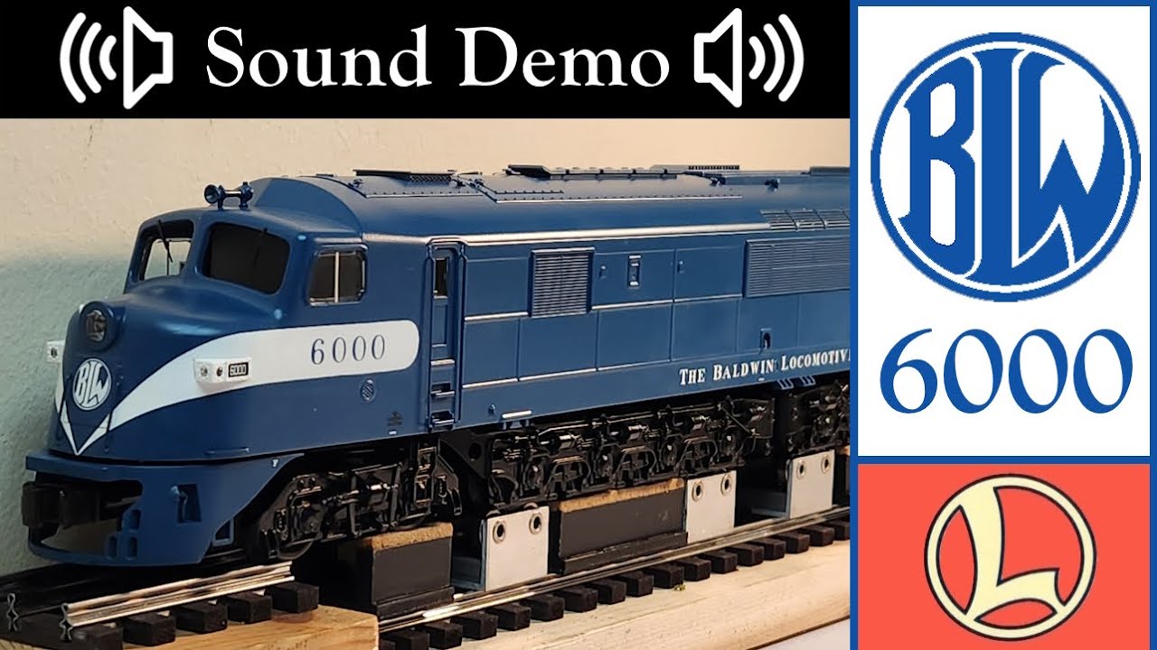 Lionel Vision Line Baldwin Centipede Sound Demo (6-34686) - YouTube