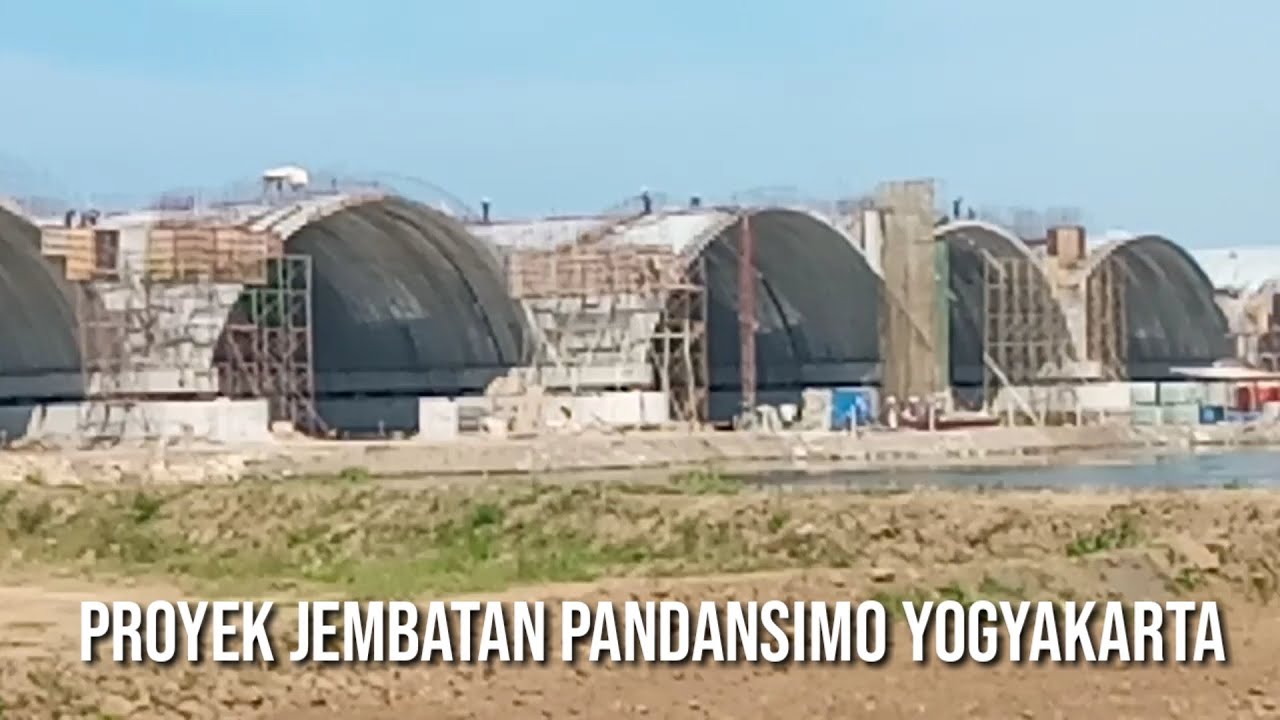 Terupdate proyek nasional jembatan pandansimo Yogyakarta - YouTube