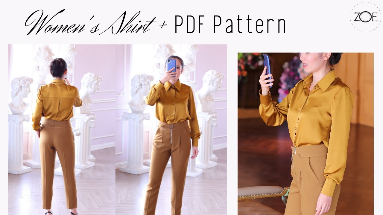 DIY Women's Shirt | Zoe DIY - YouTube