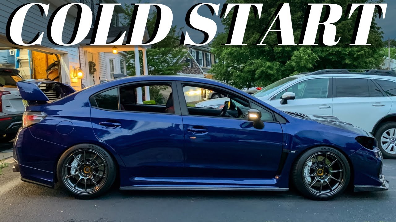 New LED Lights On My Subaru STI - YouTube