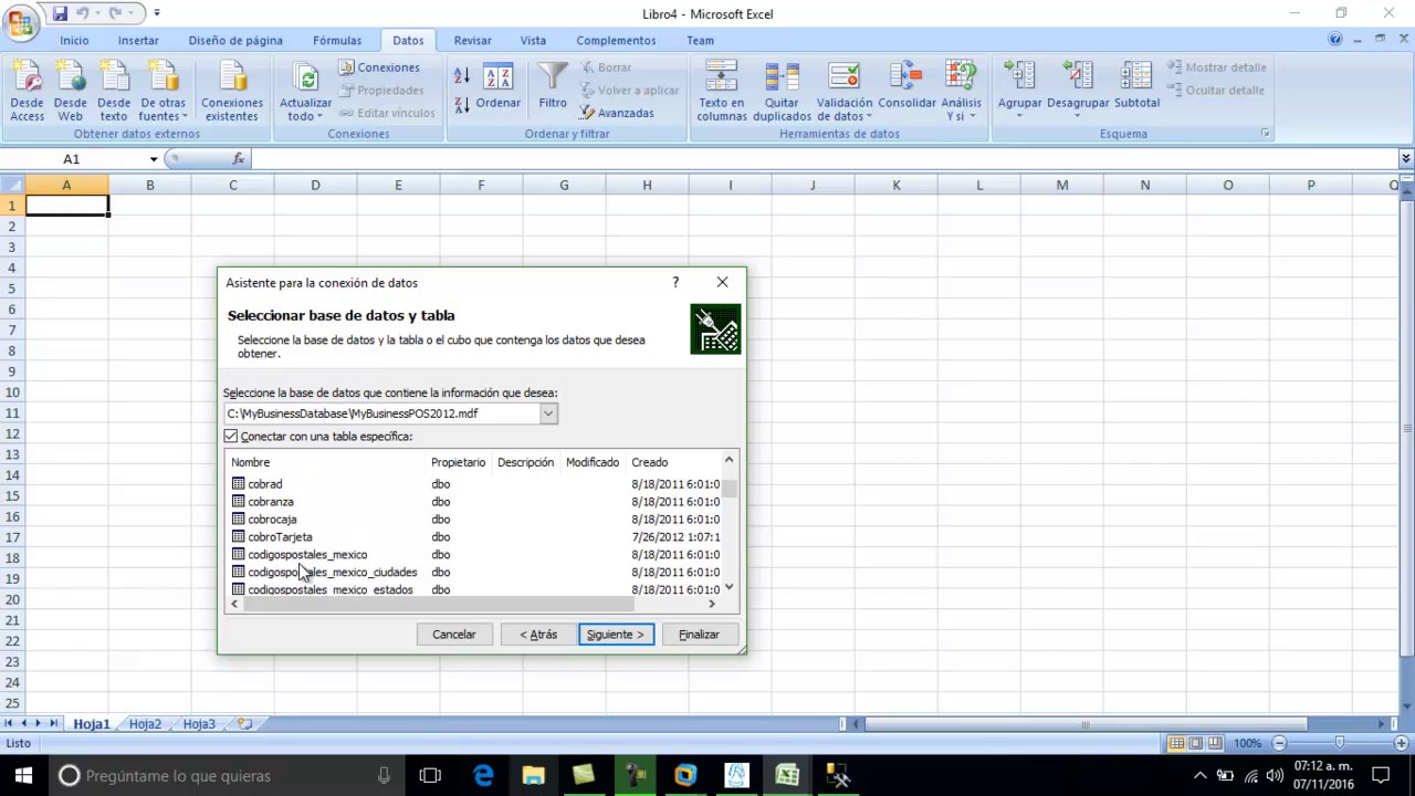 Importar desde Excel Base de Datos o Catalogos Mybusiness Pos - YouTube