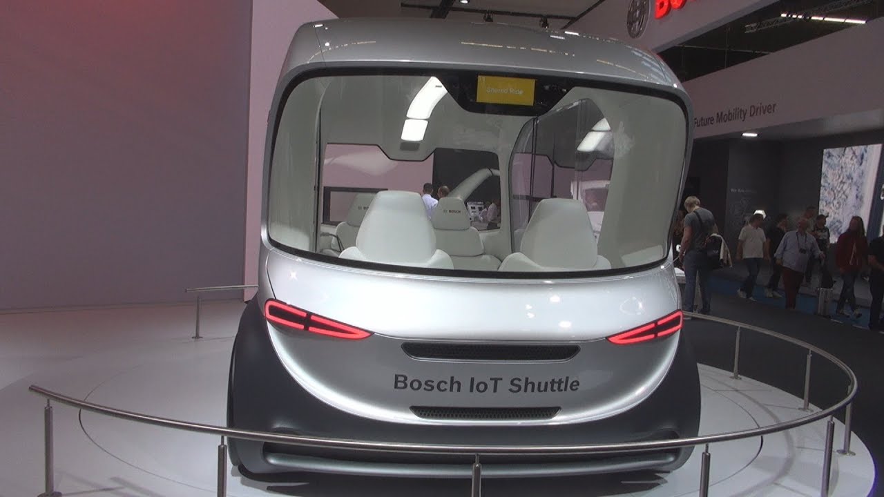 Bosch IoT Shuttle Bus (2020) Exterior and Interior - YouTube