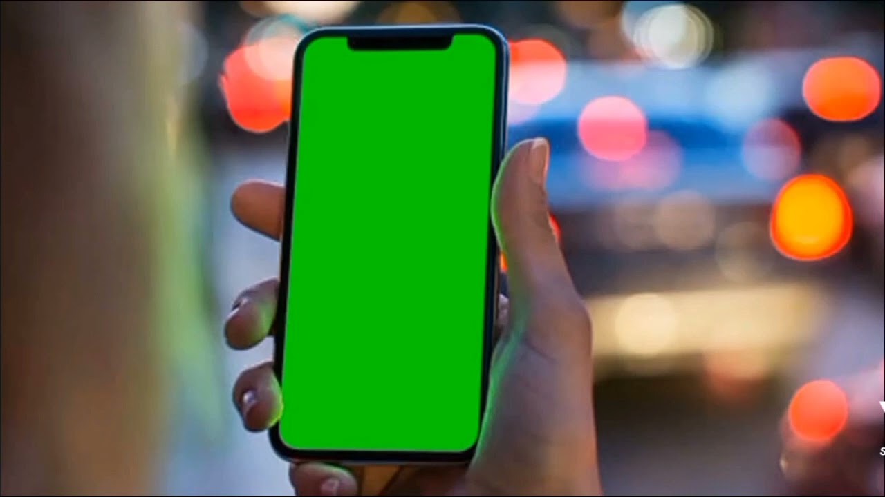 Mobile phone green screen frame @green screen - YouTube