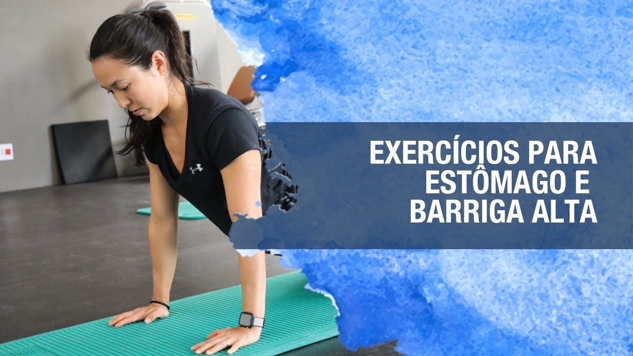LIVE: EXERCÍCIOS PARA ESTÔMAGO ALTO E BARRIGA ALTA - YouTube