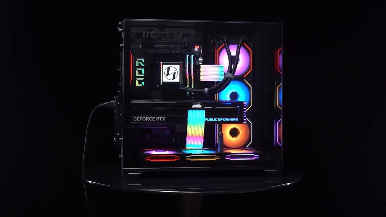 Lian Li O11 Vision The Most Cool Looking Pc Build - YouTube