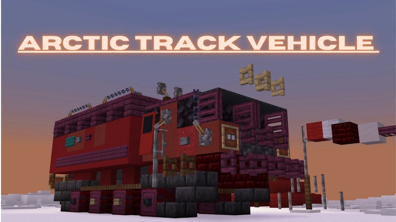Minecraft: How to build an arctic Vehicle in Minecraft | Minecraft ...