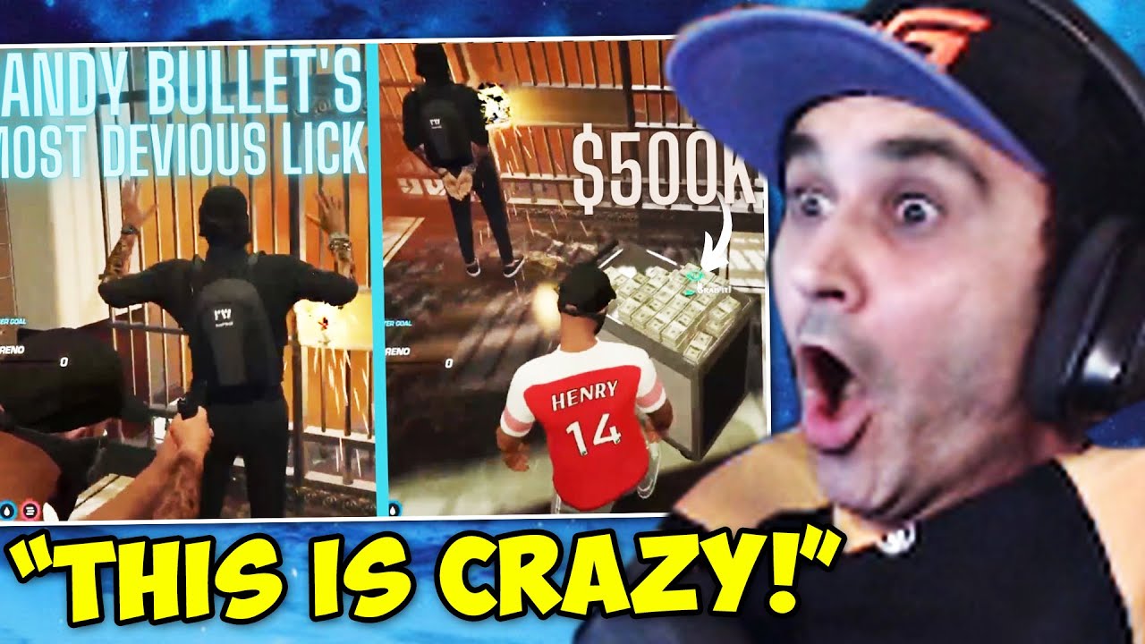 Summit1g Reacts To Randy Bullet STEALING $500,000 In SOLO VAULT BREACH ...