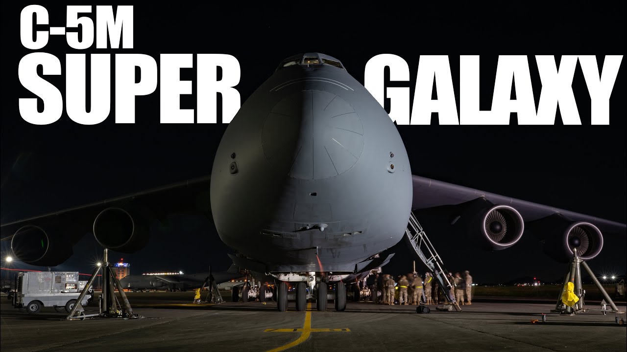 730th AMS trains on C5M Supergalaxy - YouTube