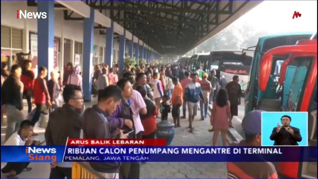 Bus Terjebak Macet, Ribuan Pemudik Menuju Jakarta Antre di Terminal ...
