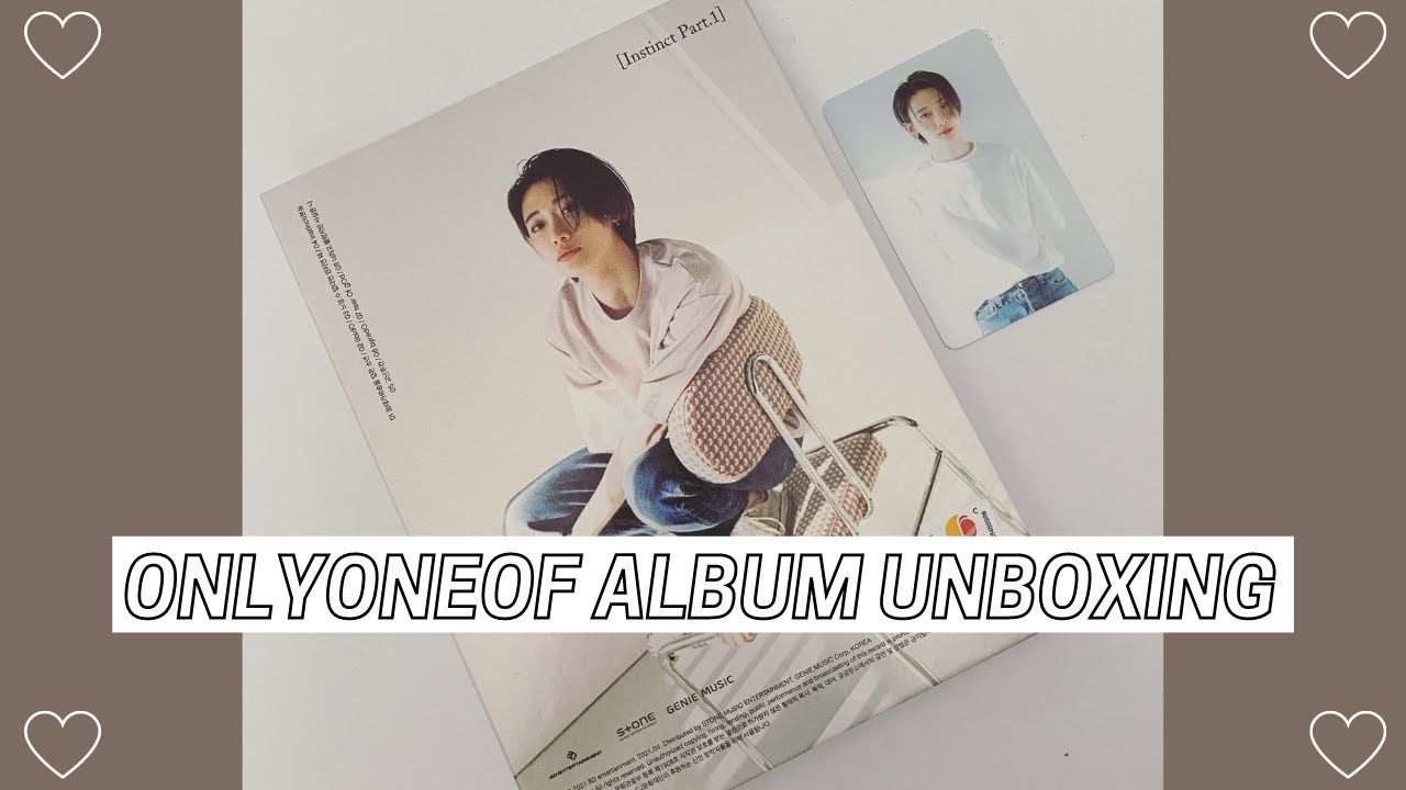 Unboxing ONLYONEOF Album 'Instinct, Pt. 1.' [Yoojung Version] - YouTube