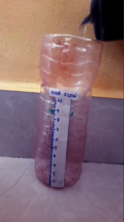how to make a rain gauge - YouTube