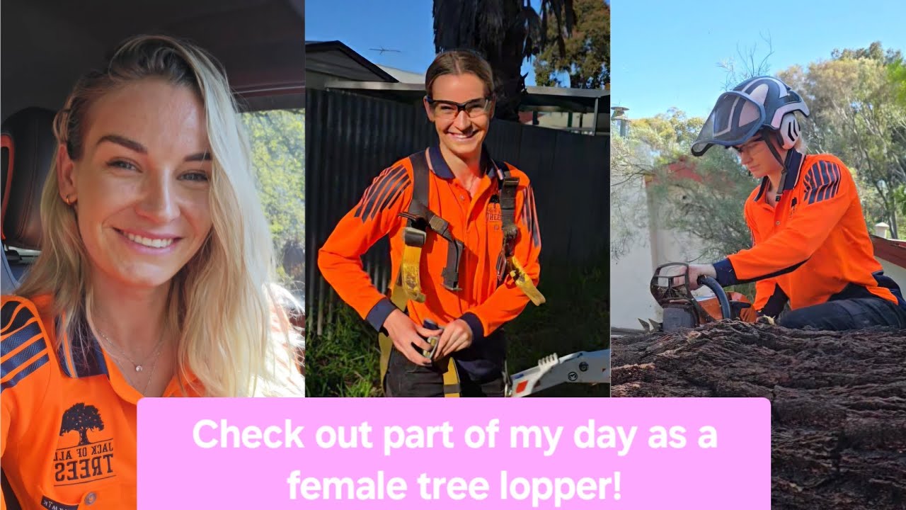 A Day In The Life Of A Female Tree Worker - YouTube