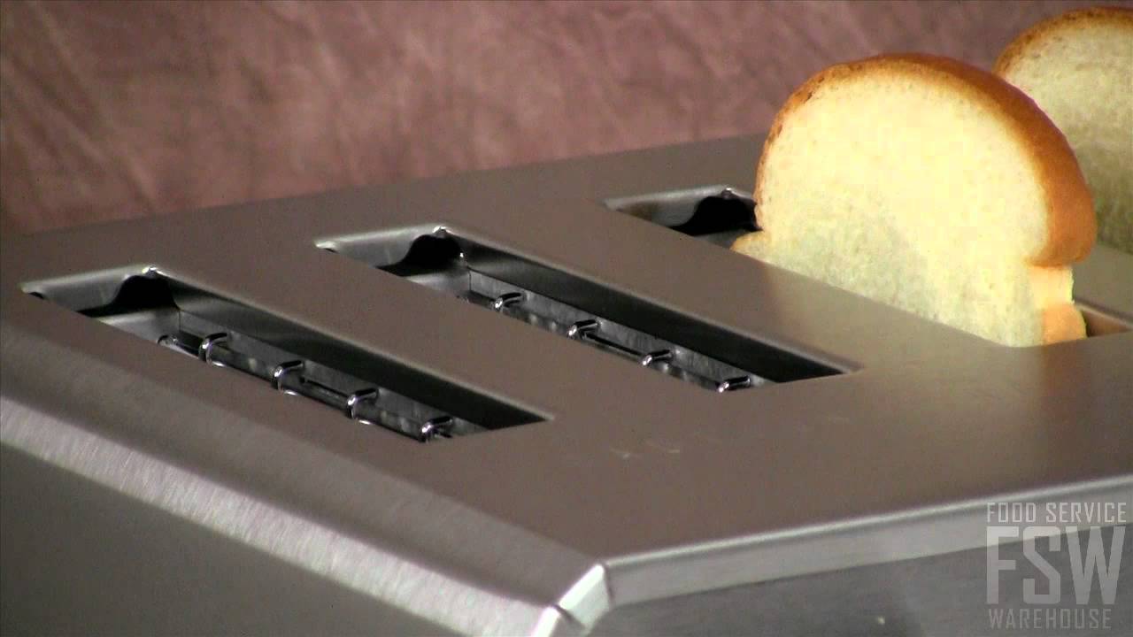 Waring - Four-Compartment Standard Pop-Up Toaster - YouTube
