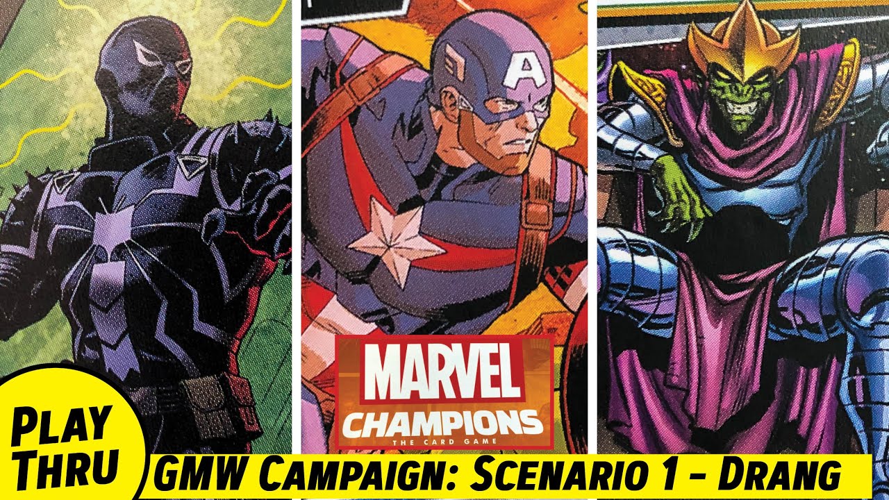 VENOM & CAPTAIN AMERICA GMW Campaign Scenario 1 vs DRANG | Marvel ...