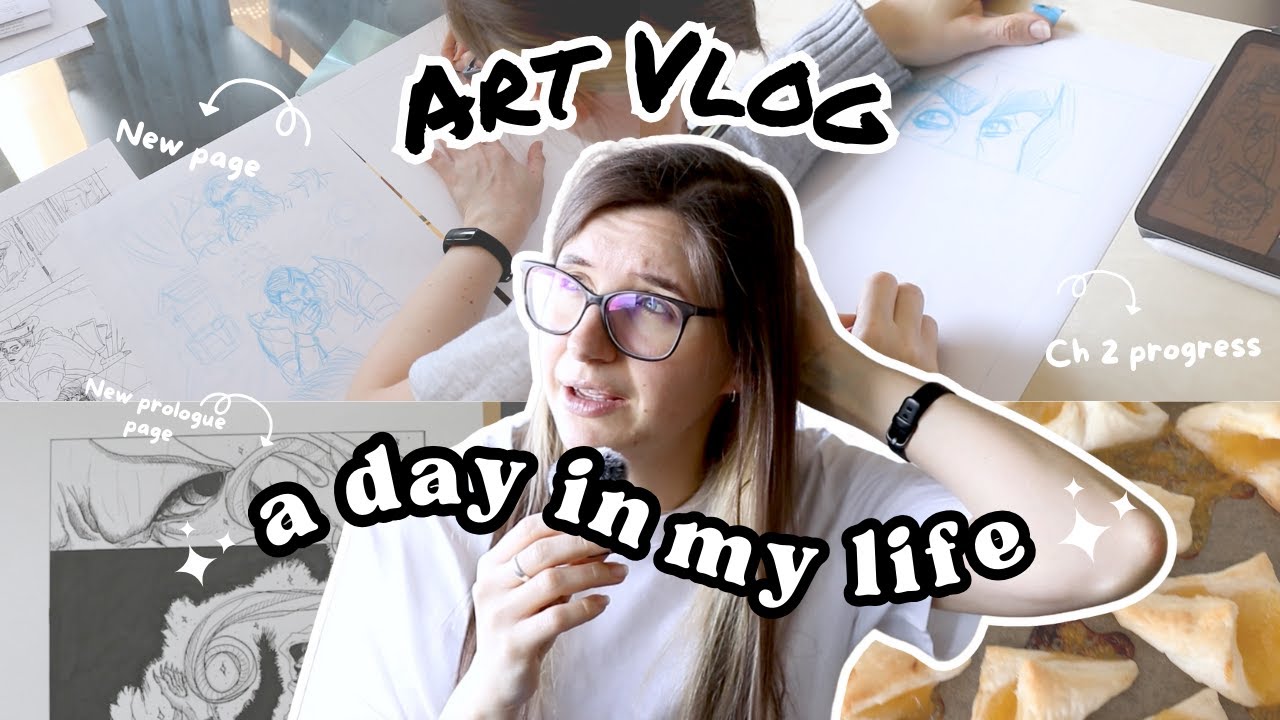 A Day Drawing My Comic | Studio Vlog | Life Lately - YouTube