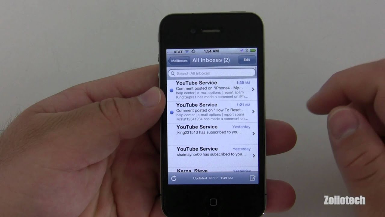 iOS 5 First Look and Hands On - YouTube