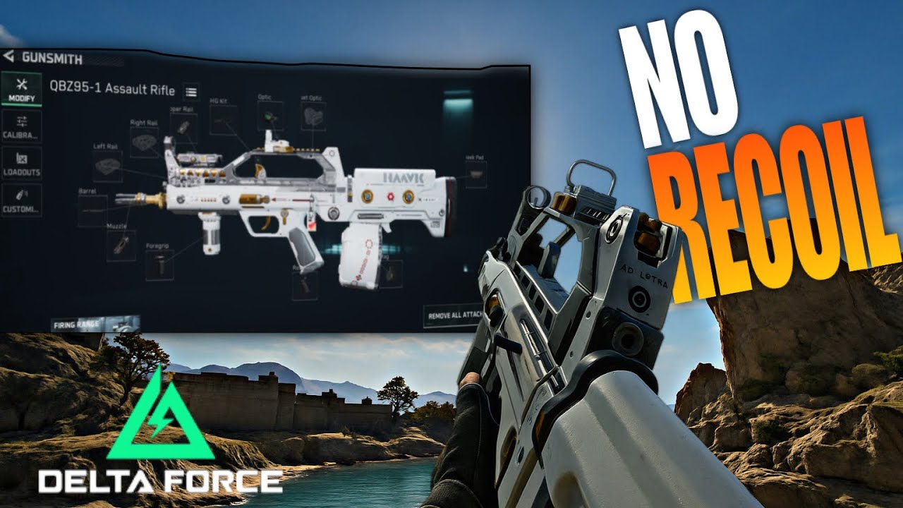 ZERO RECOIL QBZ BUILD 🤯💥 || DELTA FORCE MOBILE - YouTube