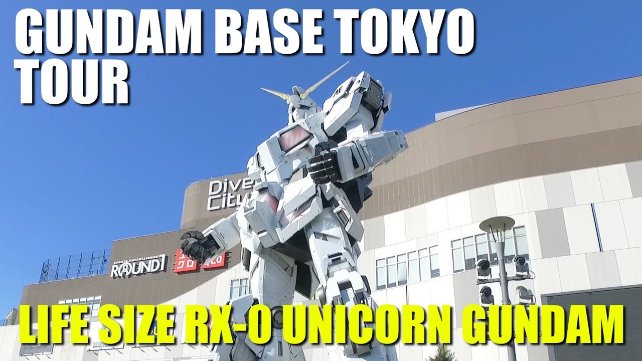 The Gundam Base Tour - Tokyo, Japan - YouTube