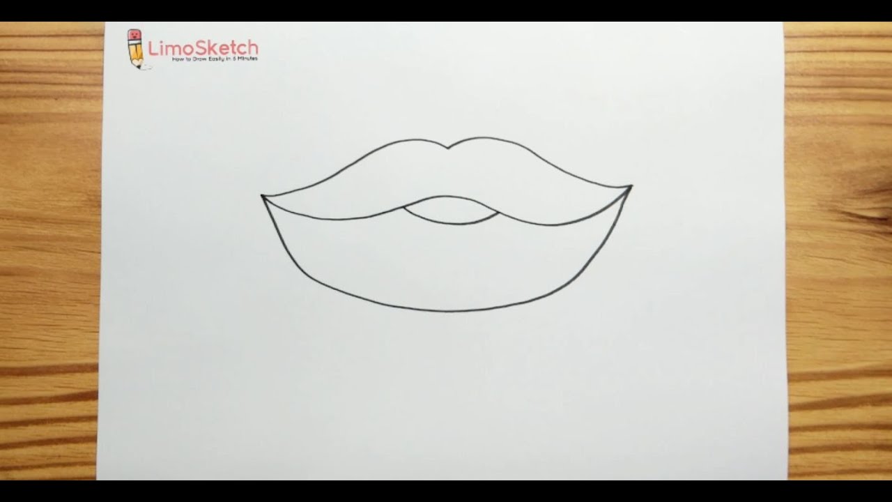 HOW TO DRAW A MOUTH Easy Step by Step Drawing Lesson - YouTube