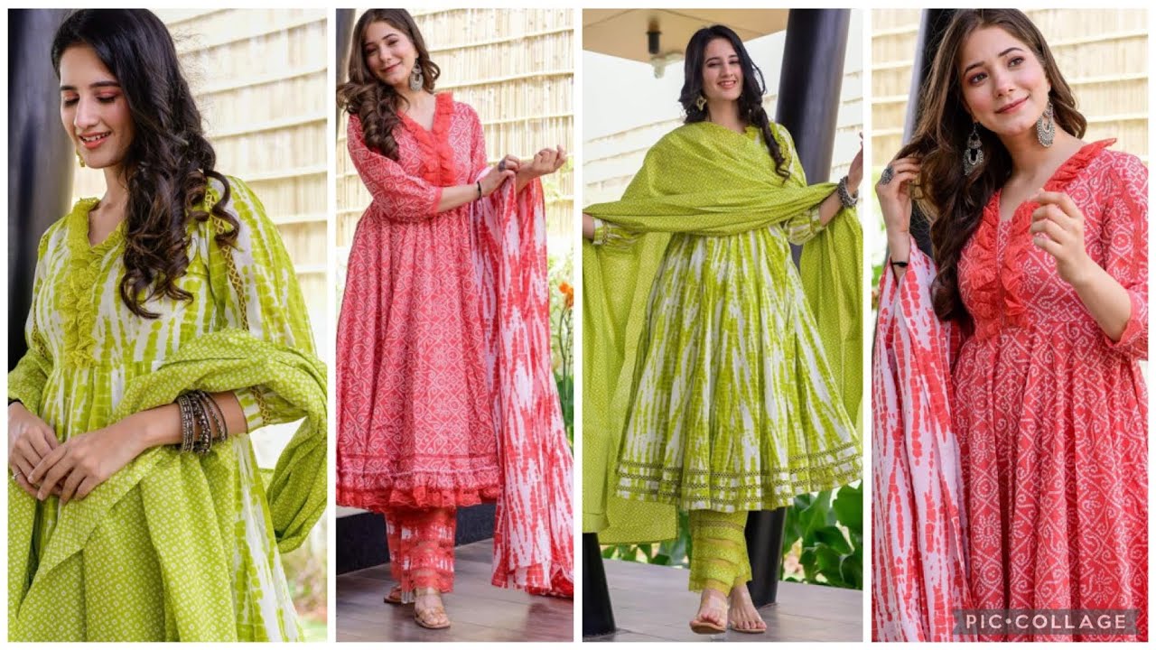 Readymade catalog design anarkoli cotto gown three piece || সস্তায় ...