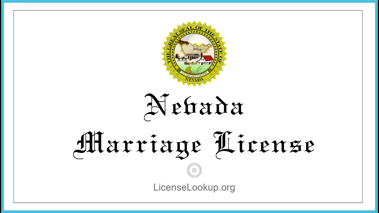 Nevada Marriage License - What You need to get started #license #Nevada ...