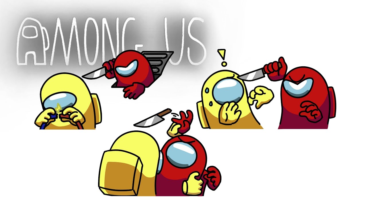 MINI COMIC, How To Draw Among Us, how to draw among us characters, how ...