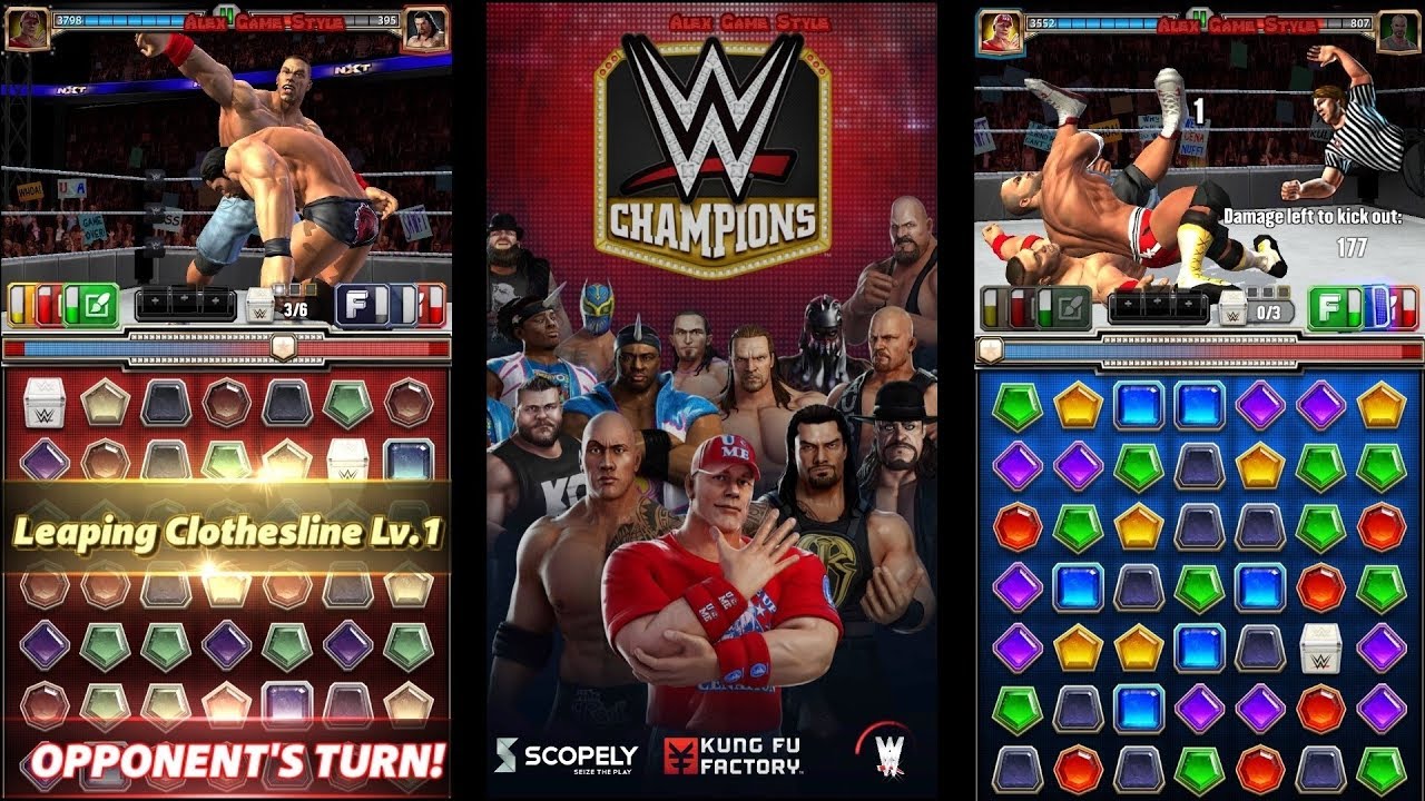WWE Champions (EN) - RPG with puzzle elements in Wrestling style ...