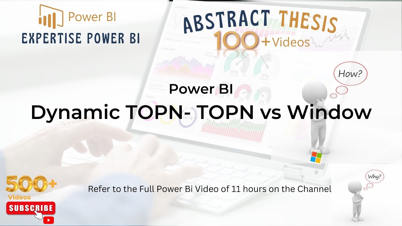 Learn Power Bi Dynamic Topn Using Topnwindow And Numeric Parameter Youtube