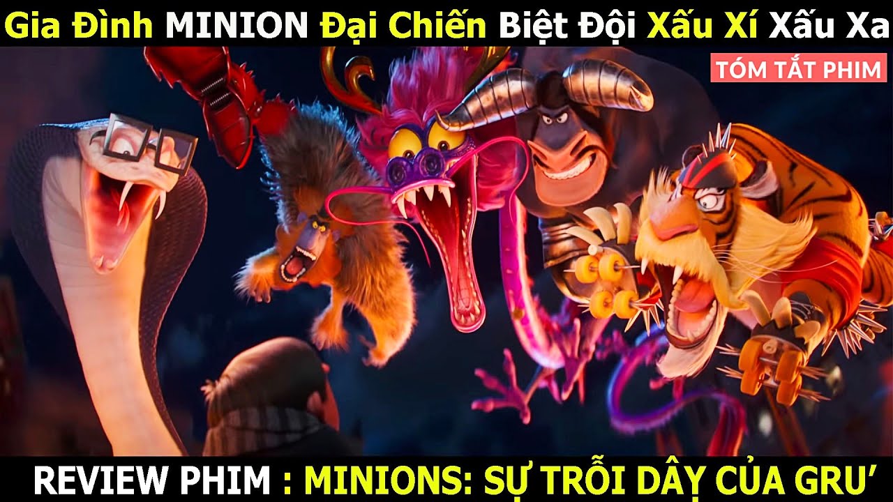Review Phim:Gia Đình MINION Đại Chiến Biệt Đội Xấu Xí Xấu Xa || MINION ...