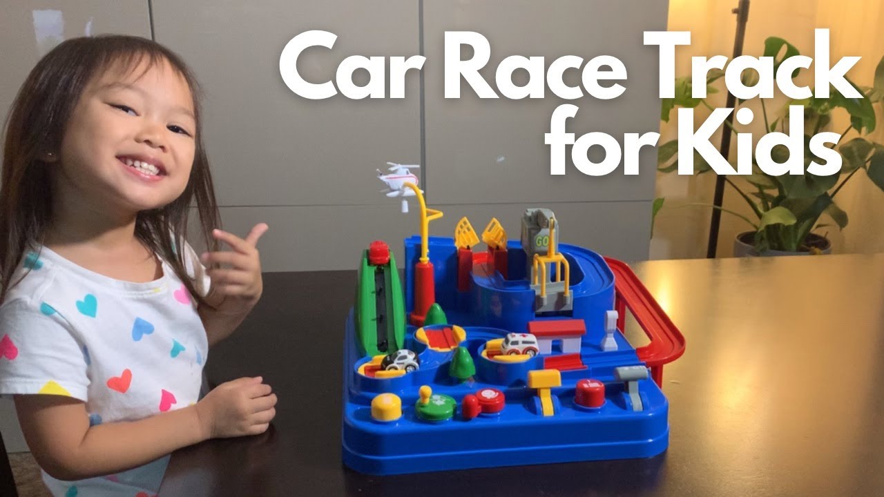 Car Race Track for Kids | Educational Puzzle for Toddlers | Unboxing ...