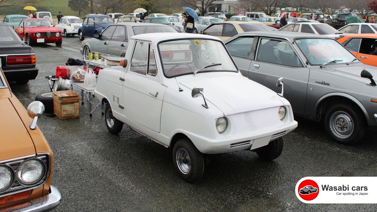 Rare Japanese Microcar: 1961 Cony Guppy (AF8) - Aichi Kikai Kogyo - YouTube